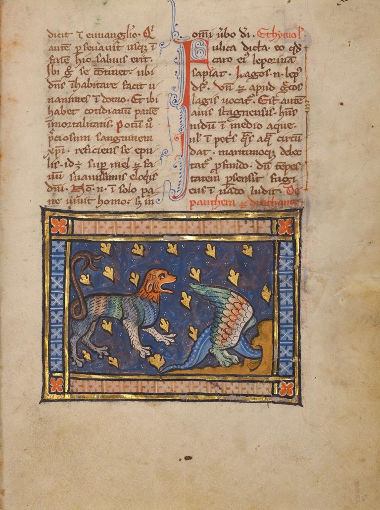 The Panther, Alpha and Omega of the Medieval Bestiary | Getty Iris