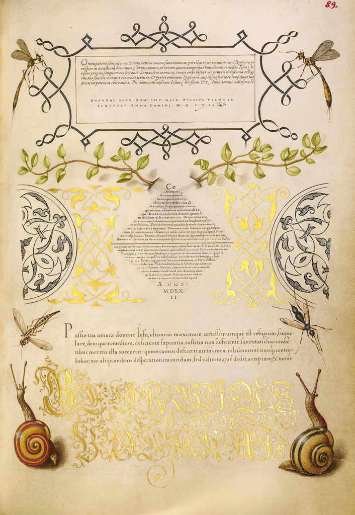 Two Intricate Calligraphy Pages from the Sixteenth-Century Manuscript ...